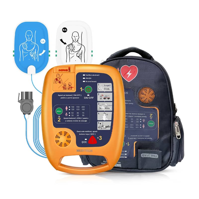 Defibrilator extern semi-automat DEFI 5S PRO cu meniu in limba romana+ ...
