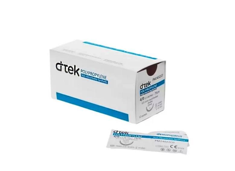 Fire sutura neresorbabile Polipropilena Demotek, cu ac – Alexa Medical